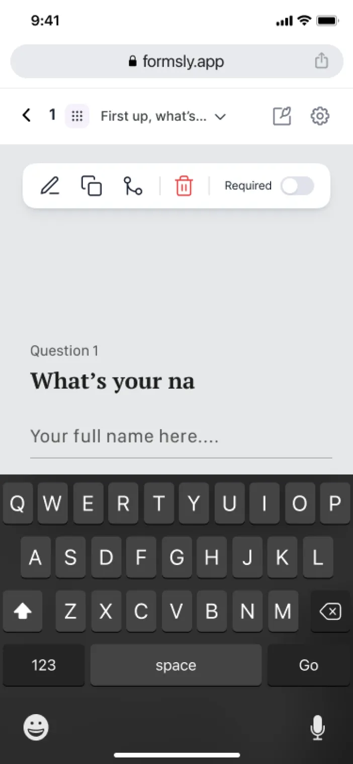 Formsly - Create stunning forms and surveys, easily.
